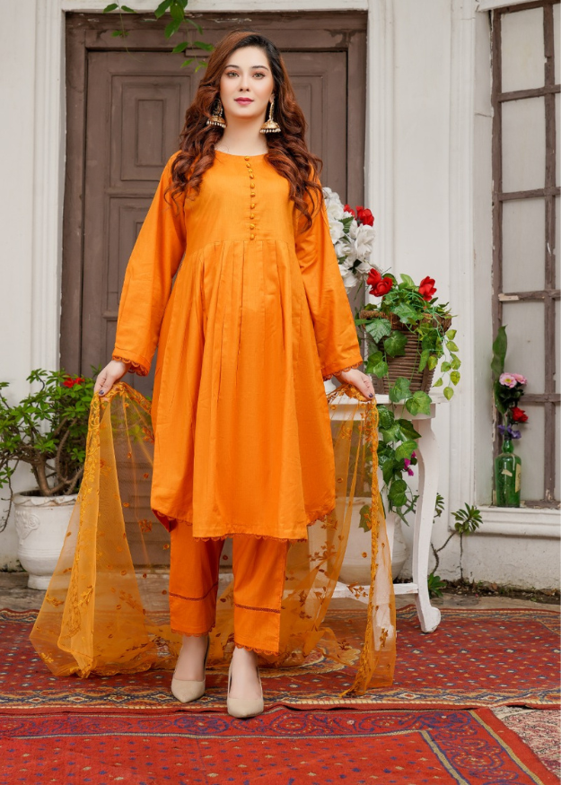 Bin Saeed Lawn 3 Piece BS65 – Lailas Clothing