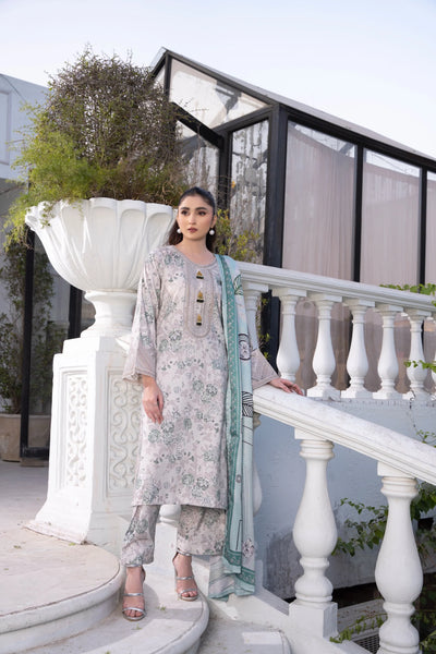 Raniya Embroidered Dhanak 3 Piece Suit RH-04 – Lailas Clothing
